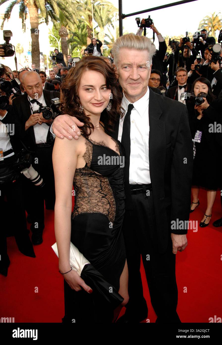 DAVID LYNCH & GUEST."My Blueberry Nights" at 60th International Cannes ...