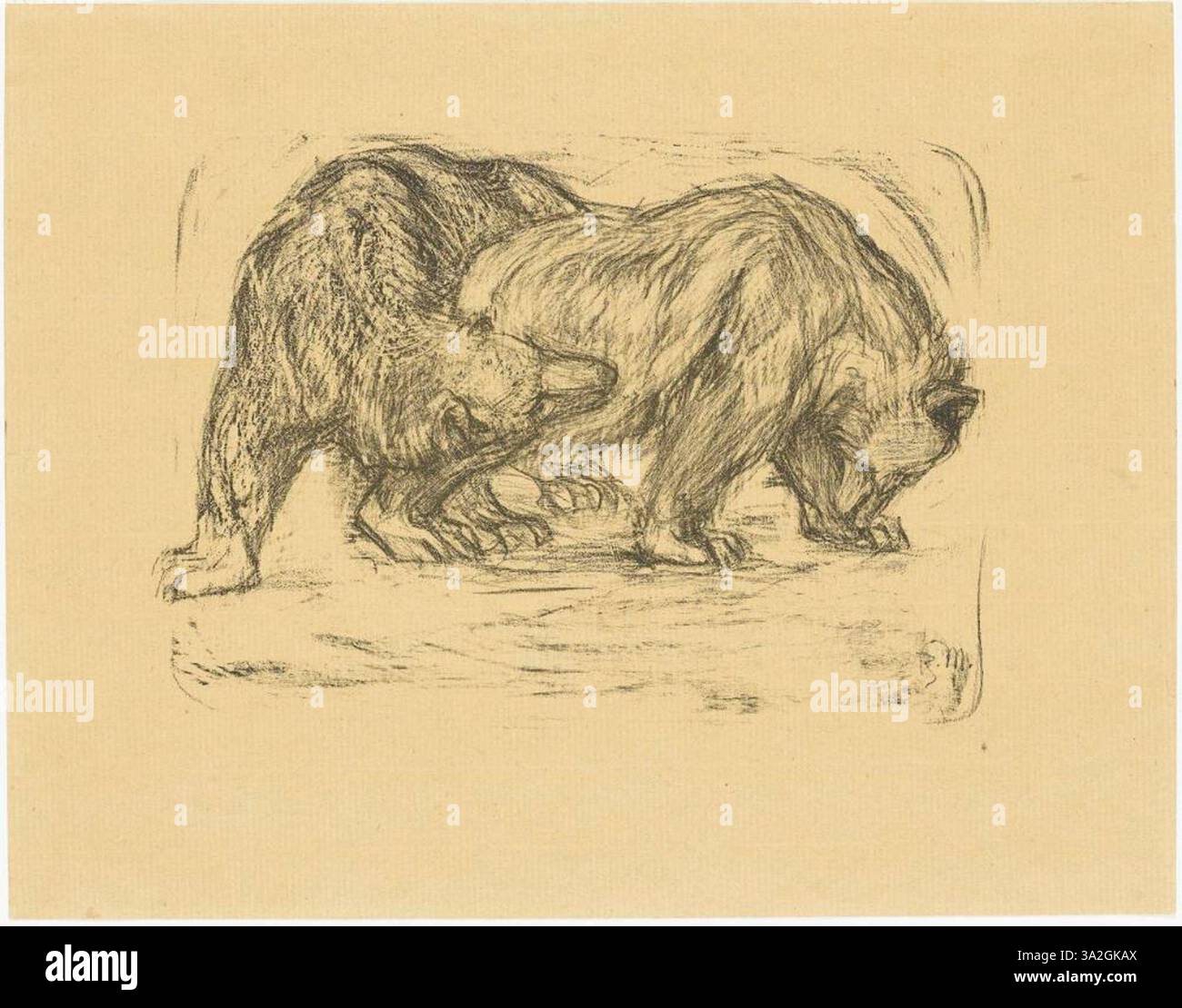 Bären (Bears) by Franz Marc depicts bears in abstracted forms. Using ...