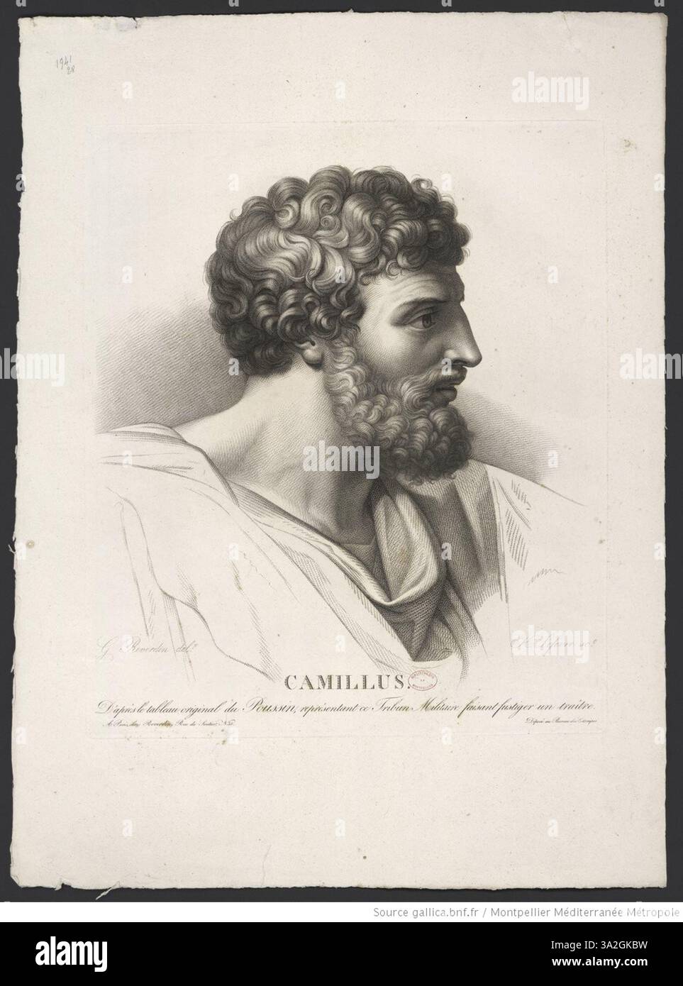 Antoine Hubert Lefèvre’s 'Camillus' portrays the Roman general Camillus ...