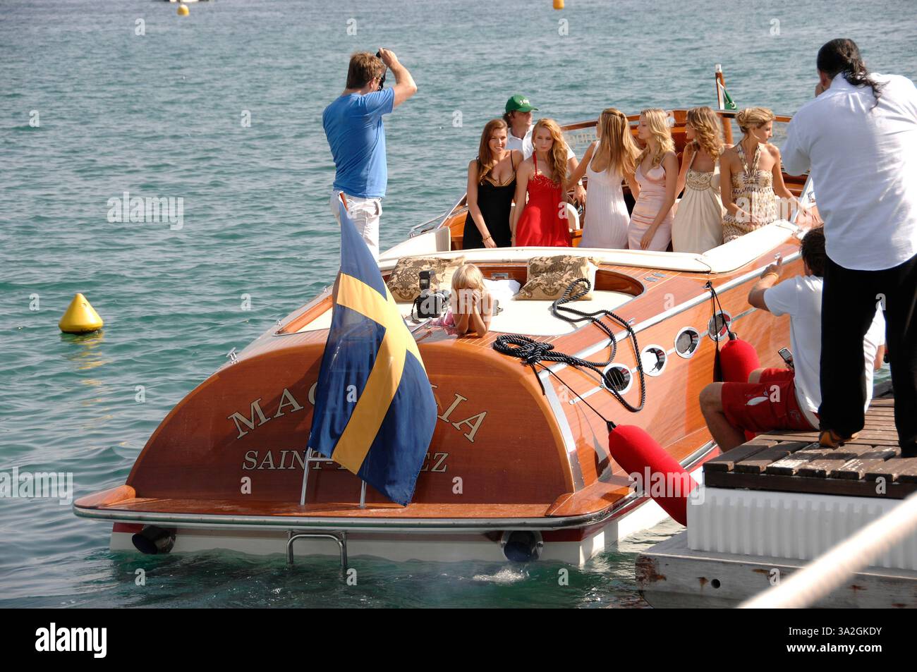 PETRA NEMCOVA & GIRLS."Fashion TV Supermodels 2008" calendar launch at ...