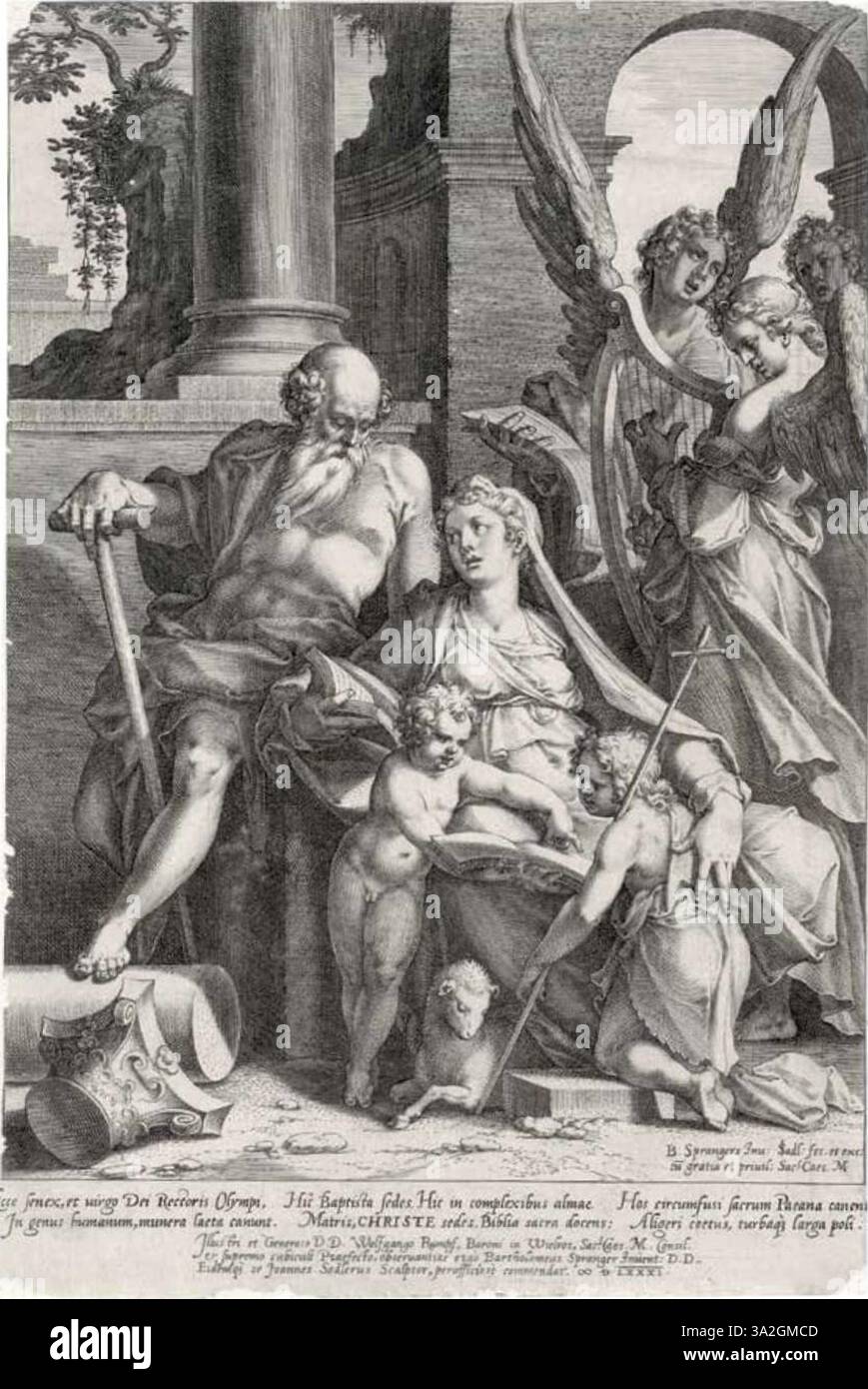 This Bartholomeus Spranger painting showcases mythological figures with ...