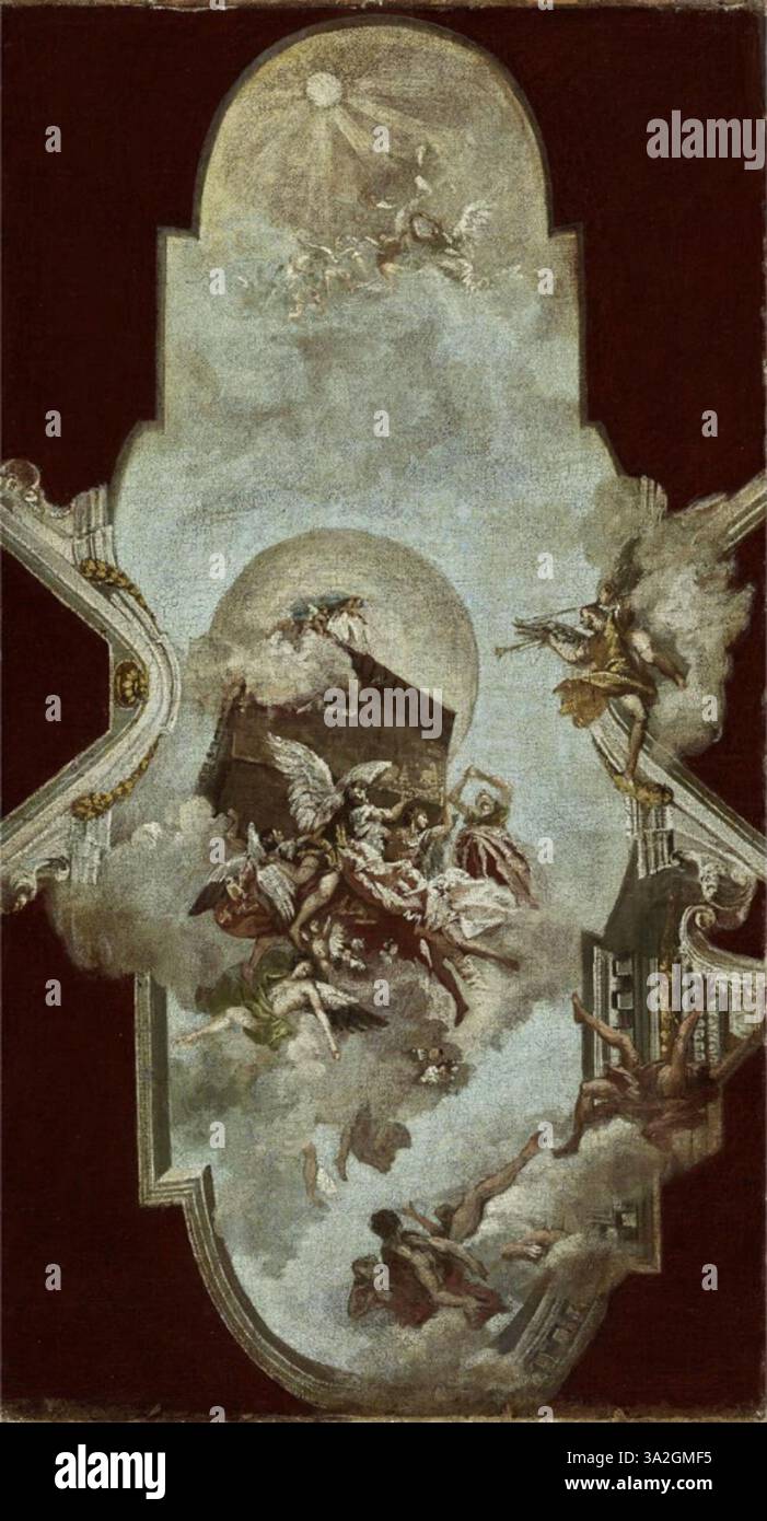 In this 1743 painting 'Lorettowunder' (The Miracle of Loreto), Tiepolo ...