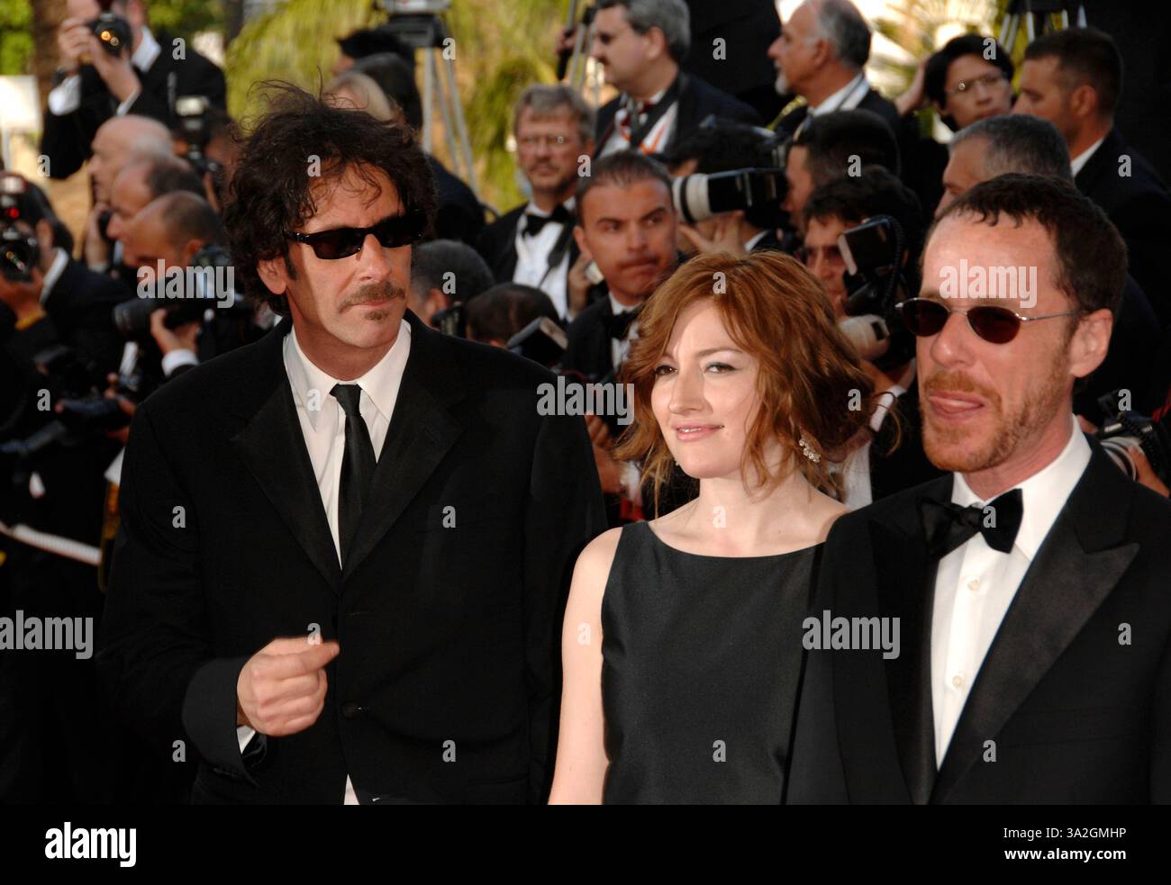 JOEL COEN, KELLY MacDONALD, ETHAN COEN."No Country for Old Men" screening, during the.60th ...