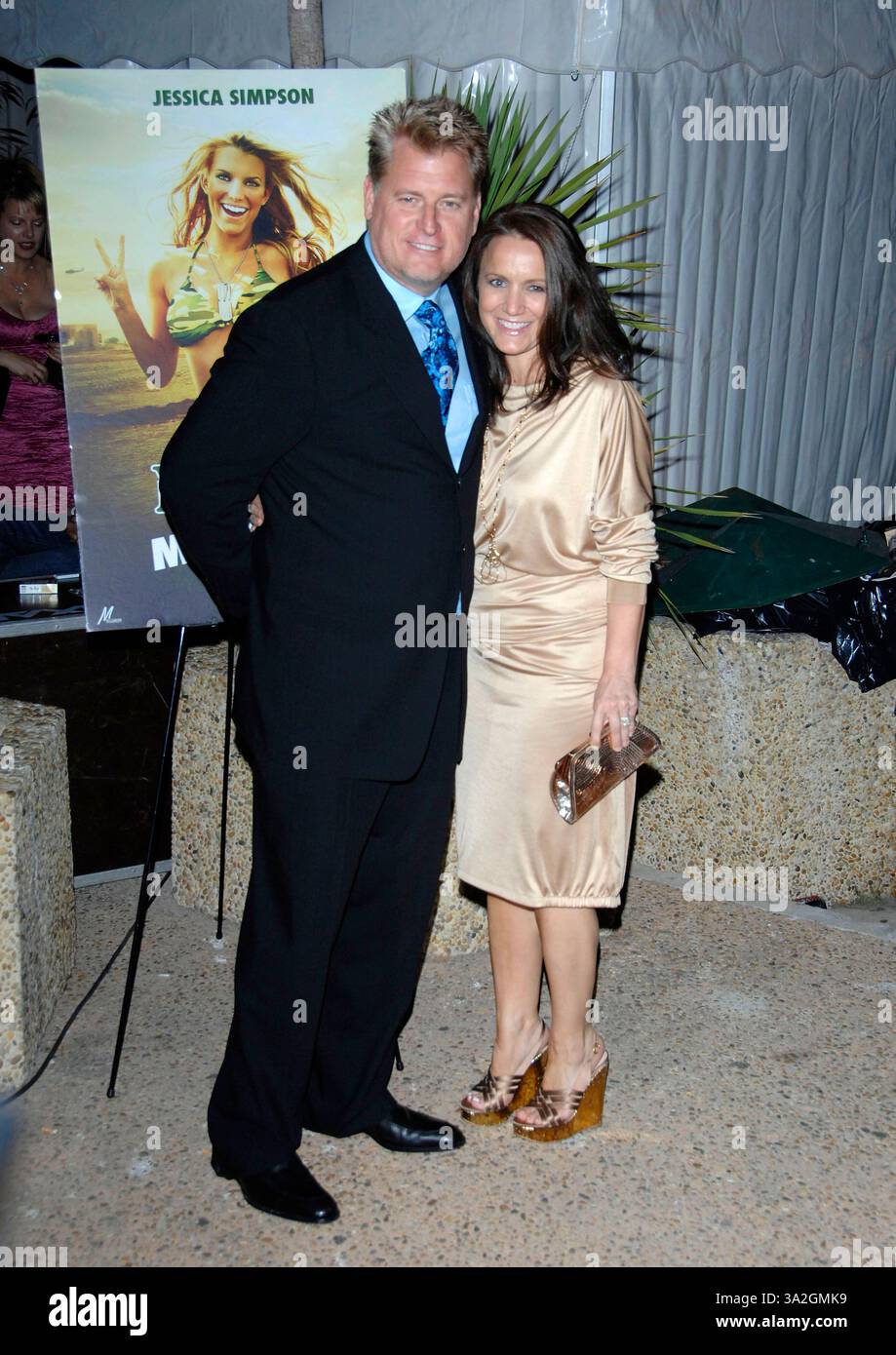 JOE SIMPSON & TINA SIMPSON."Major Moviestar" Party on the Budweiser ...
