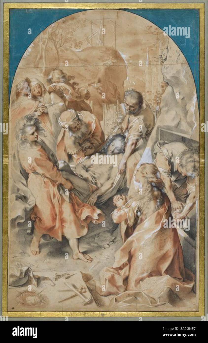Federico Barocci's 'Mise au Tombeau' depicts the deposition of Christ’s ...