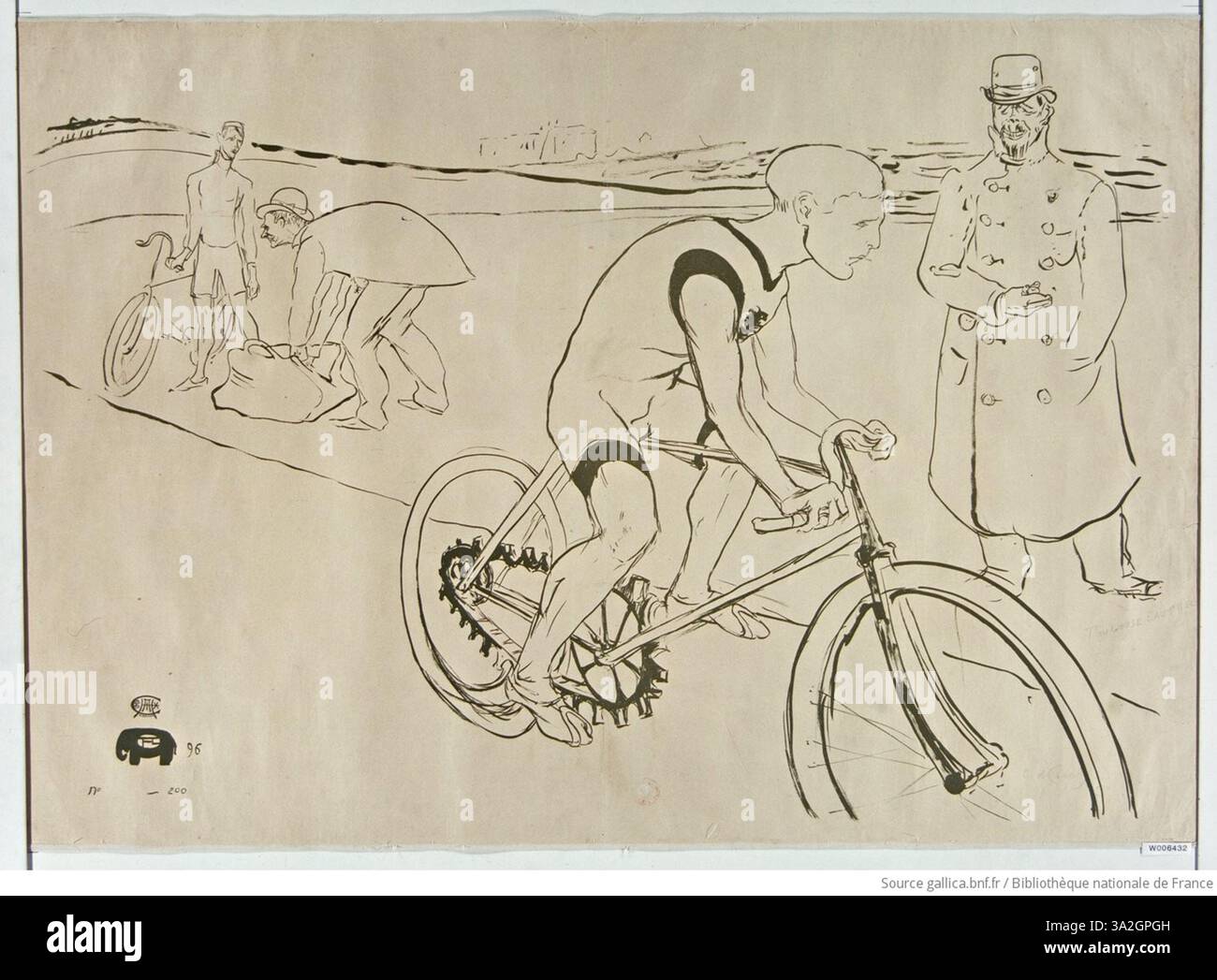 'Cycle Michael' by Henri de Toulouse-Lautrec is a work that explores ...
