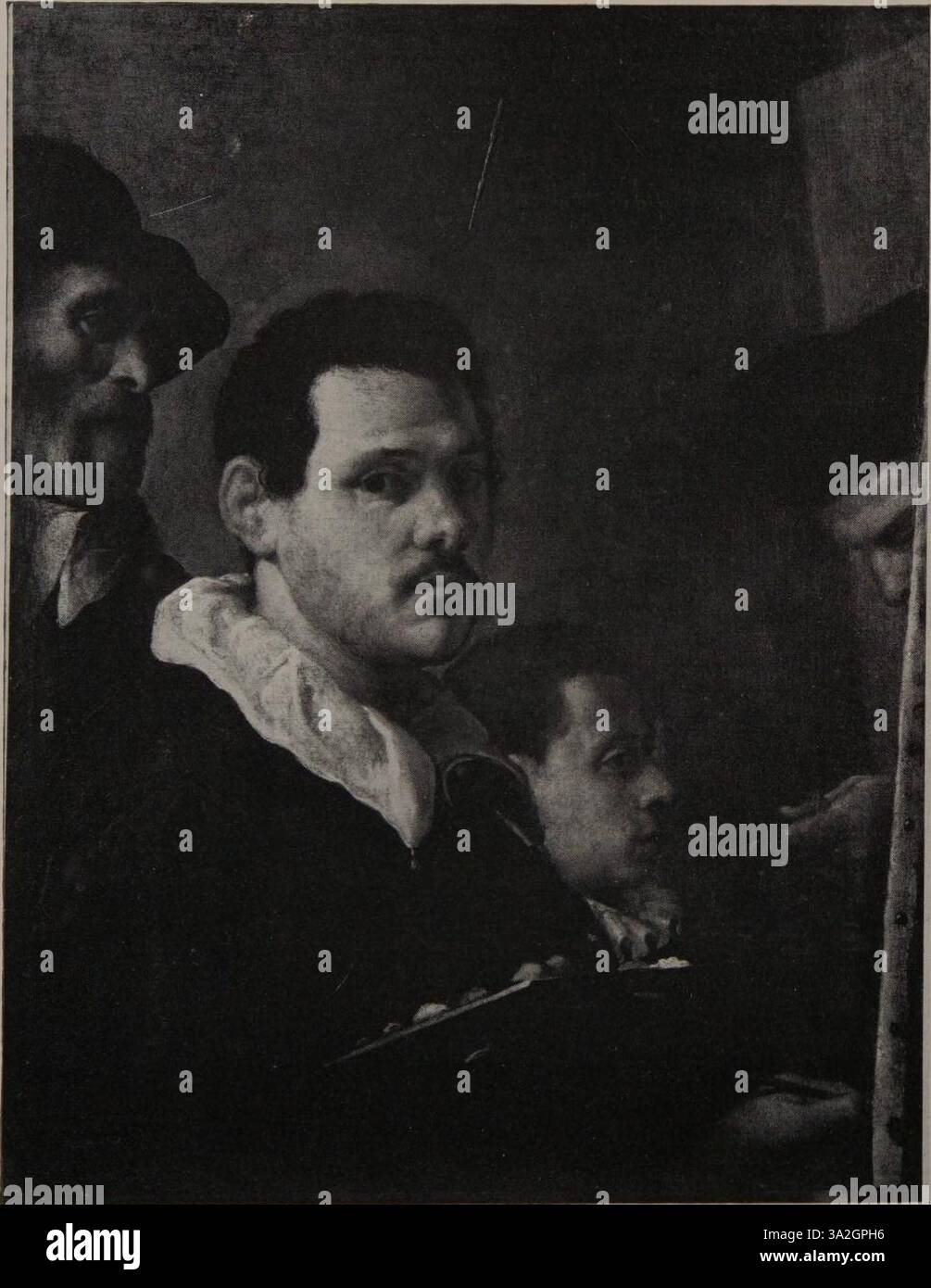 Carracci’s Baroque painting captures a dramatic moment with figures ...