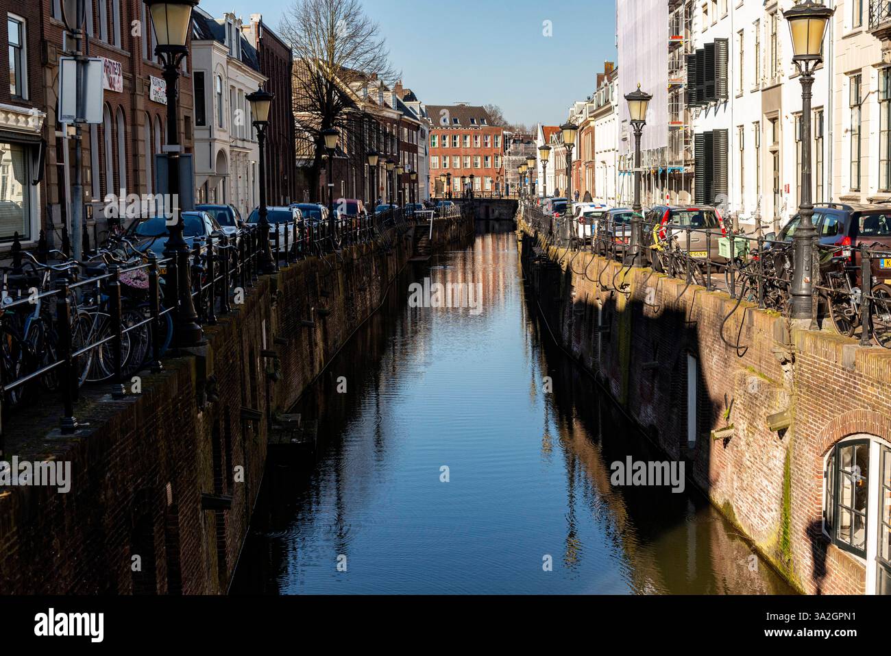 Down Town Canals. View on Down Town Canals Utrecht, Netherlands with ...