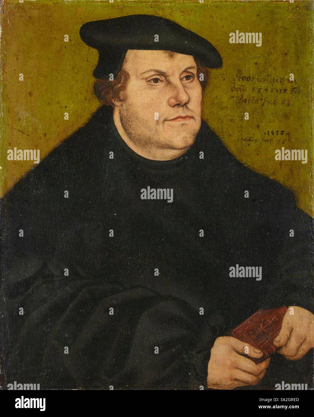 This portrait from the workshop of Lucas Cranach the Elder shows Martin ...