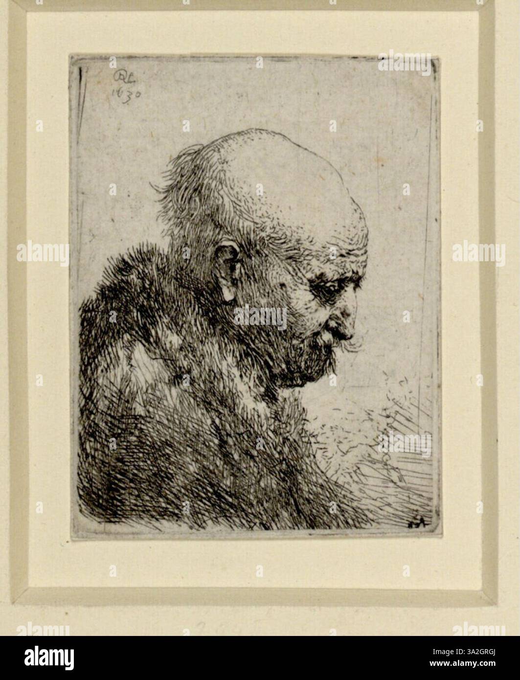This Rembrandt portrait is a study in chiaroscuro, where the use of ...
