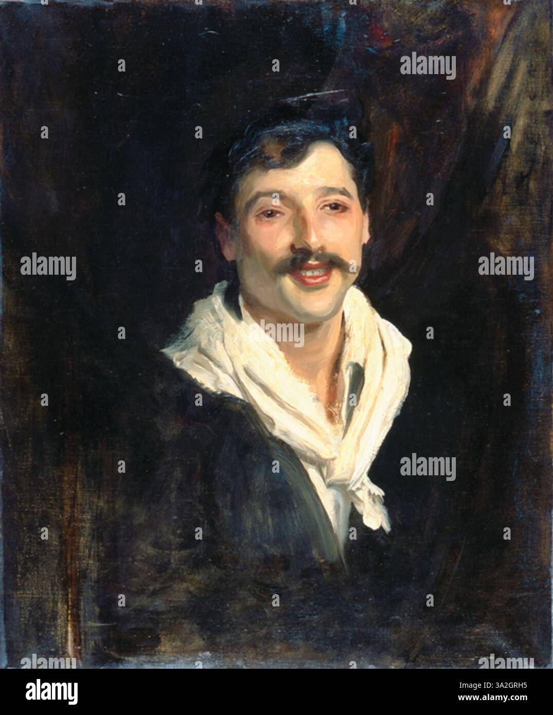 This portrait by John Singer Sargent depicts an Italian sailor in a ...