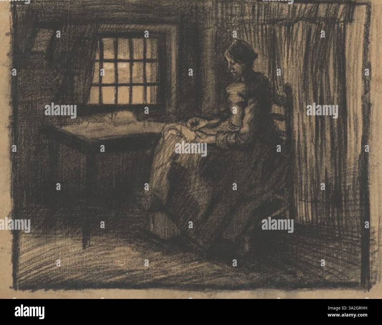 The artwork demonstrates Van Gogh’s distinctive use of bold strokes and ...