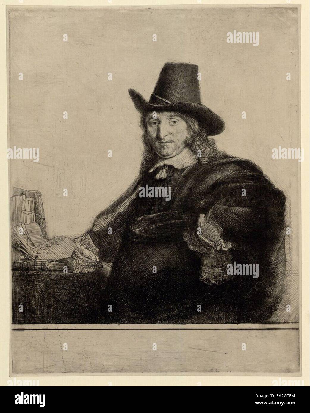 Rembrandt’s portrait in this work is defined by his masterful use of ...