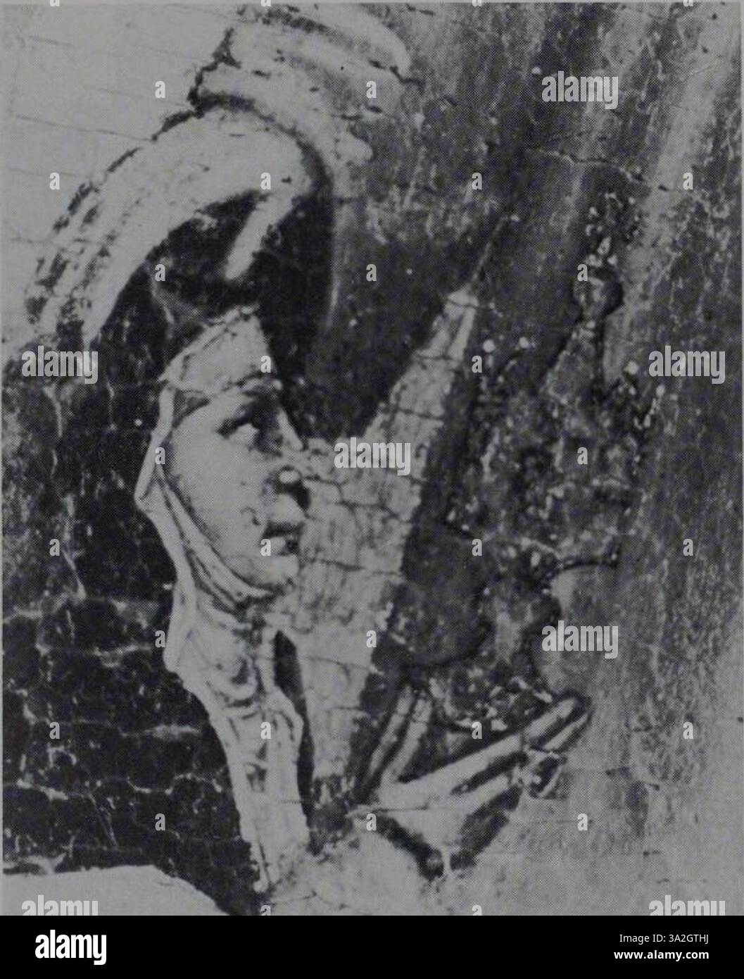 Tommaso da Modena’s artwork from 1379 depicts divine figures in a ...