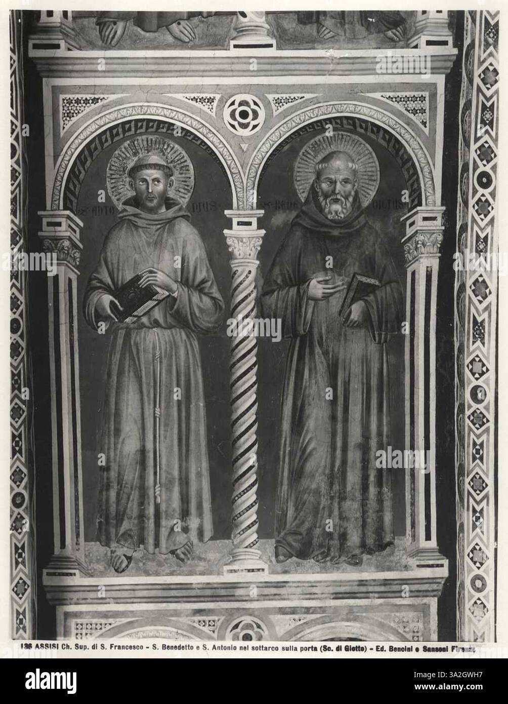 In this work, Giotto portrays Saint Anthony of Padua and Saint Benedict ...