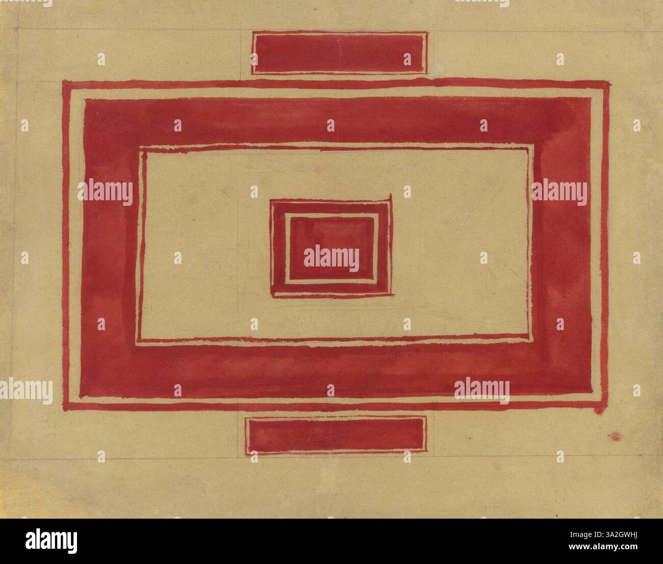 Kazimir Malevich’s *Red Rectangle* is an abstract design created for ...