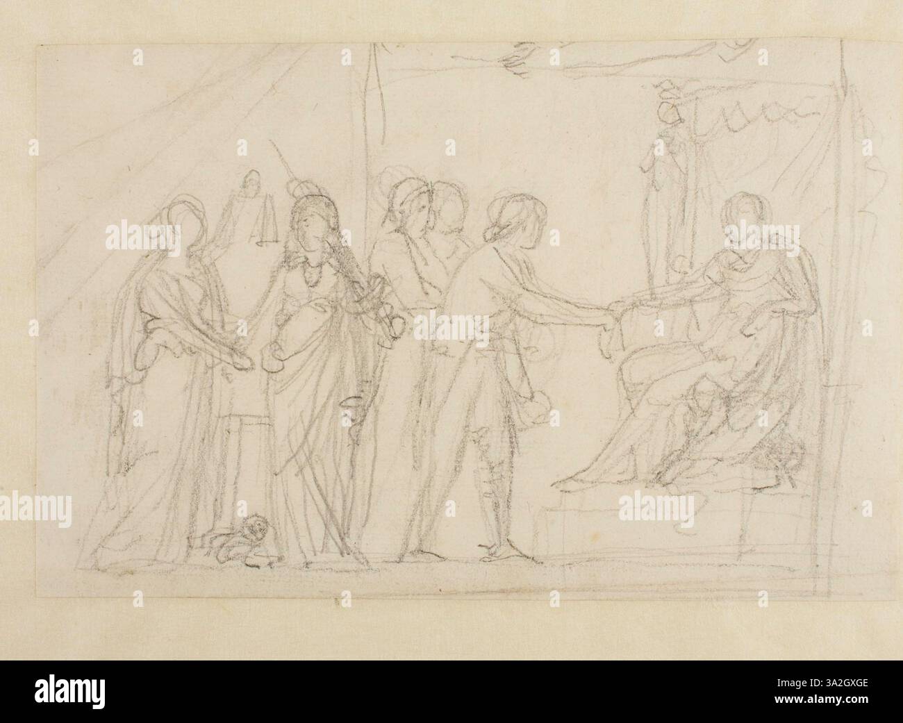 This marble sculpture by Bertel Thorvaldsen reflects the artist’s ...