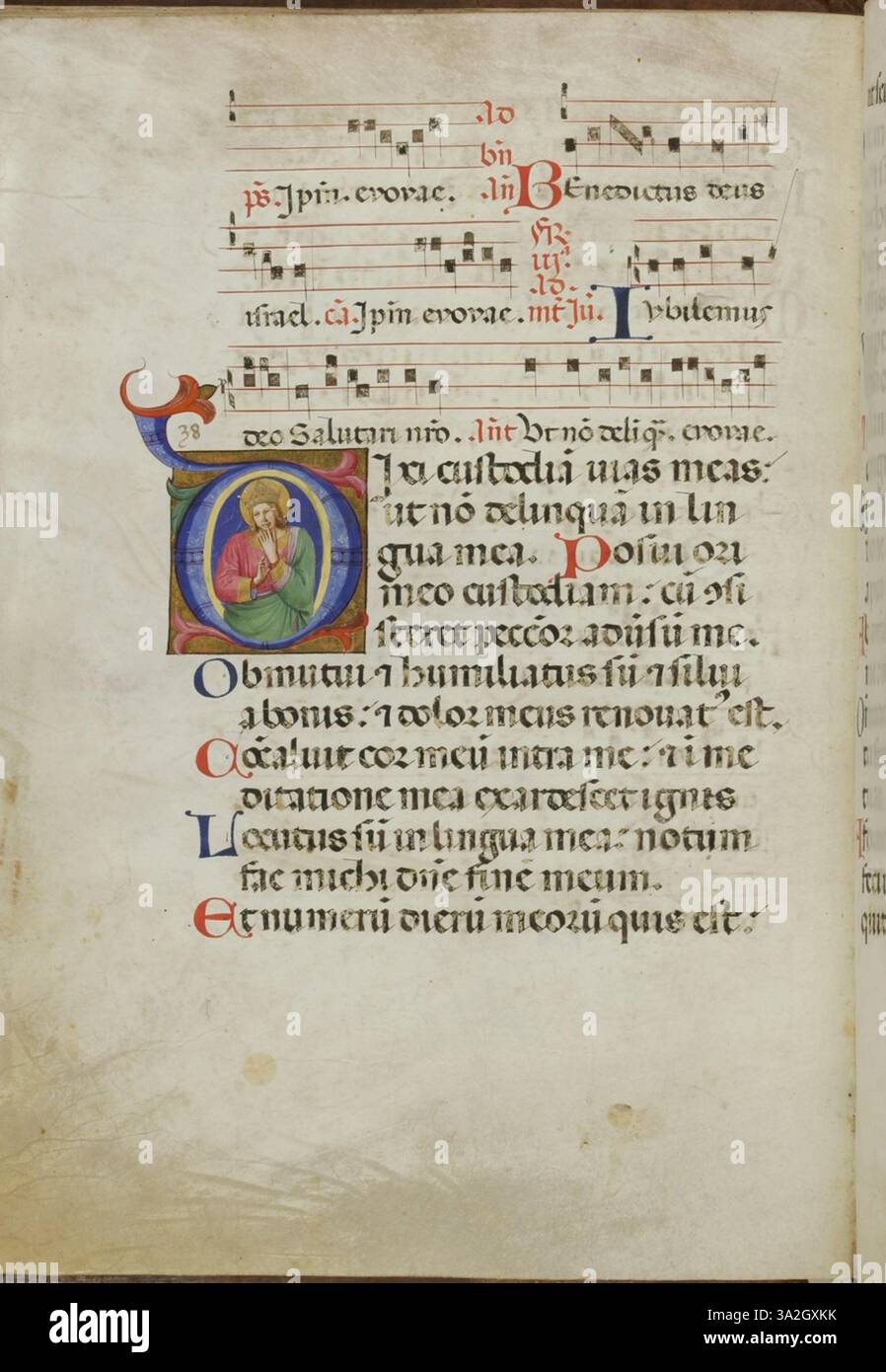 This artwork by Beato Angelico shows David in a sacred setting ...