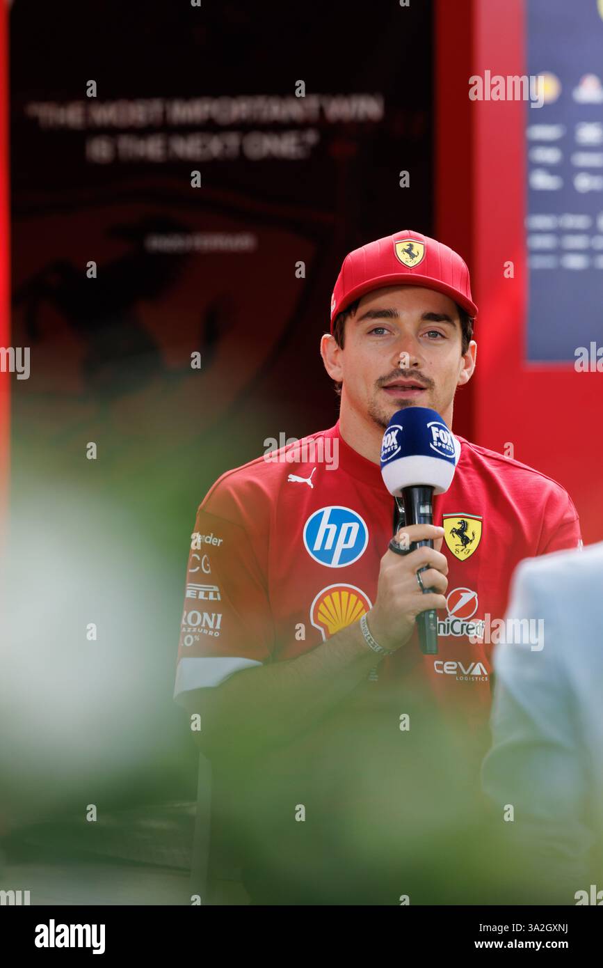 Charles Leclerc of Monaco and the Scuderia Ferrari HP Team during ...