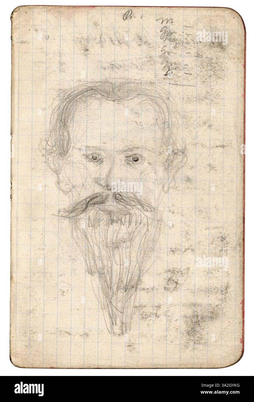 This portrait of Arnold Schoenberg (1874–1951) captures his ...