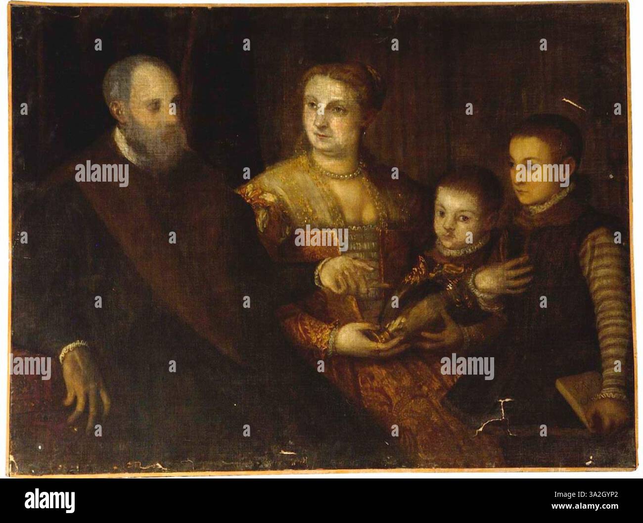 This family portrait by Veronese depicts a noble family, emphasizing ...
