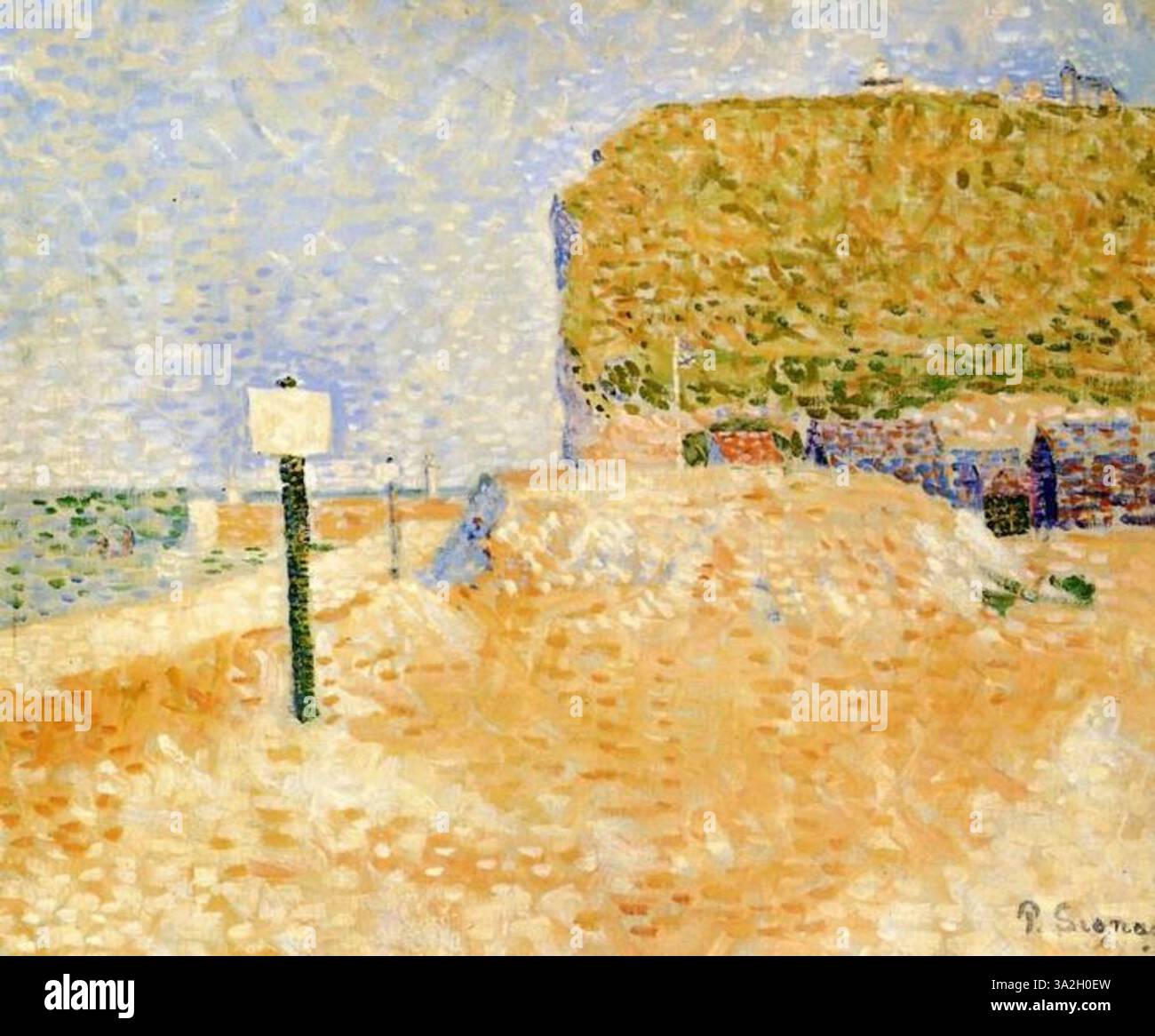 In this work, Paul Signac captures the vibrant light effects of the sun ...