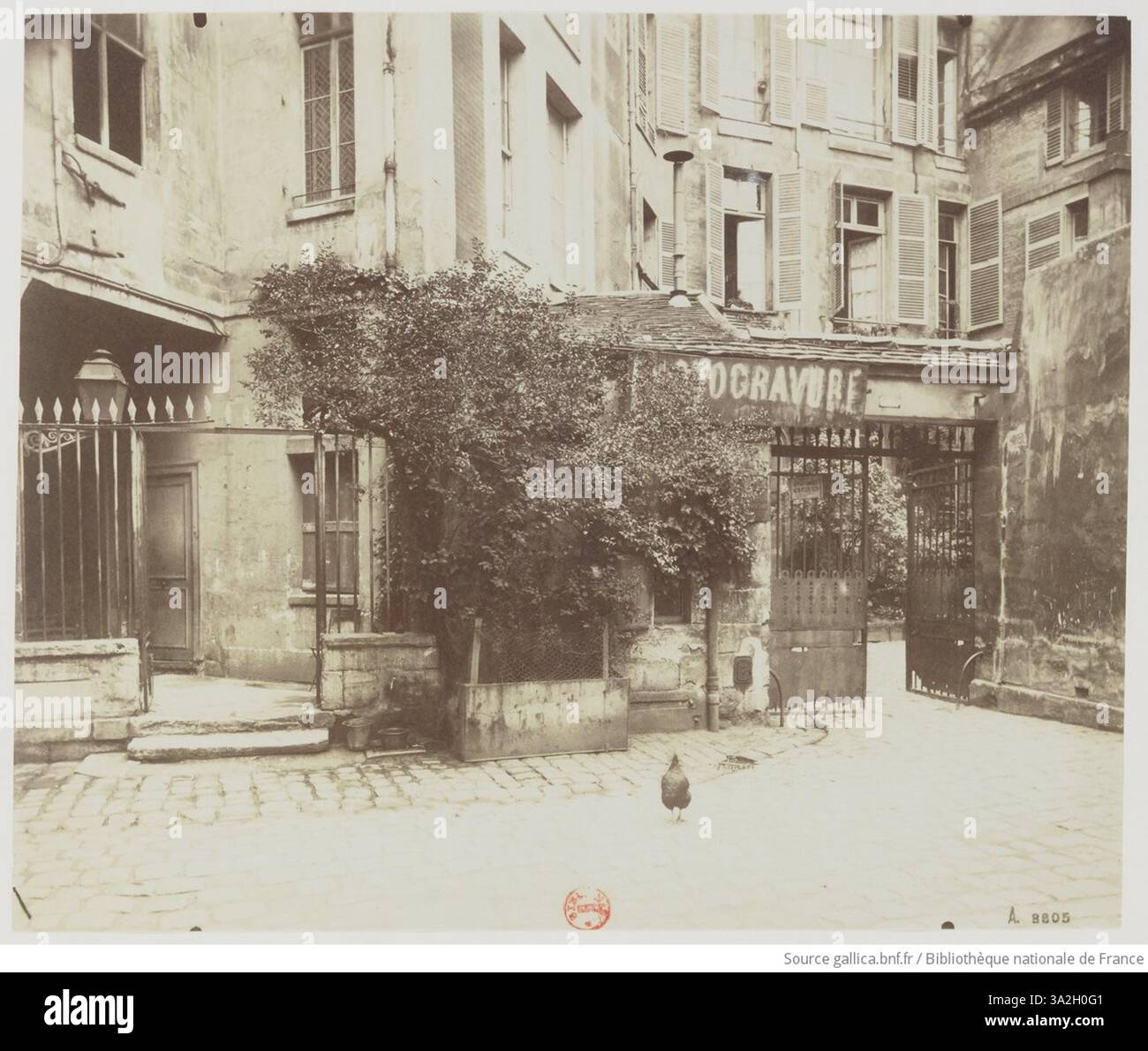 Eugène Atget’s photograph of the Cour de Rouen (or Rohan) depicts the ...