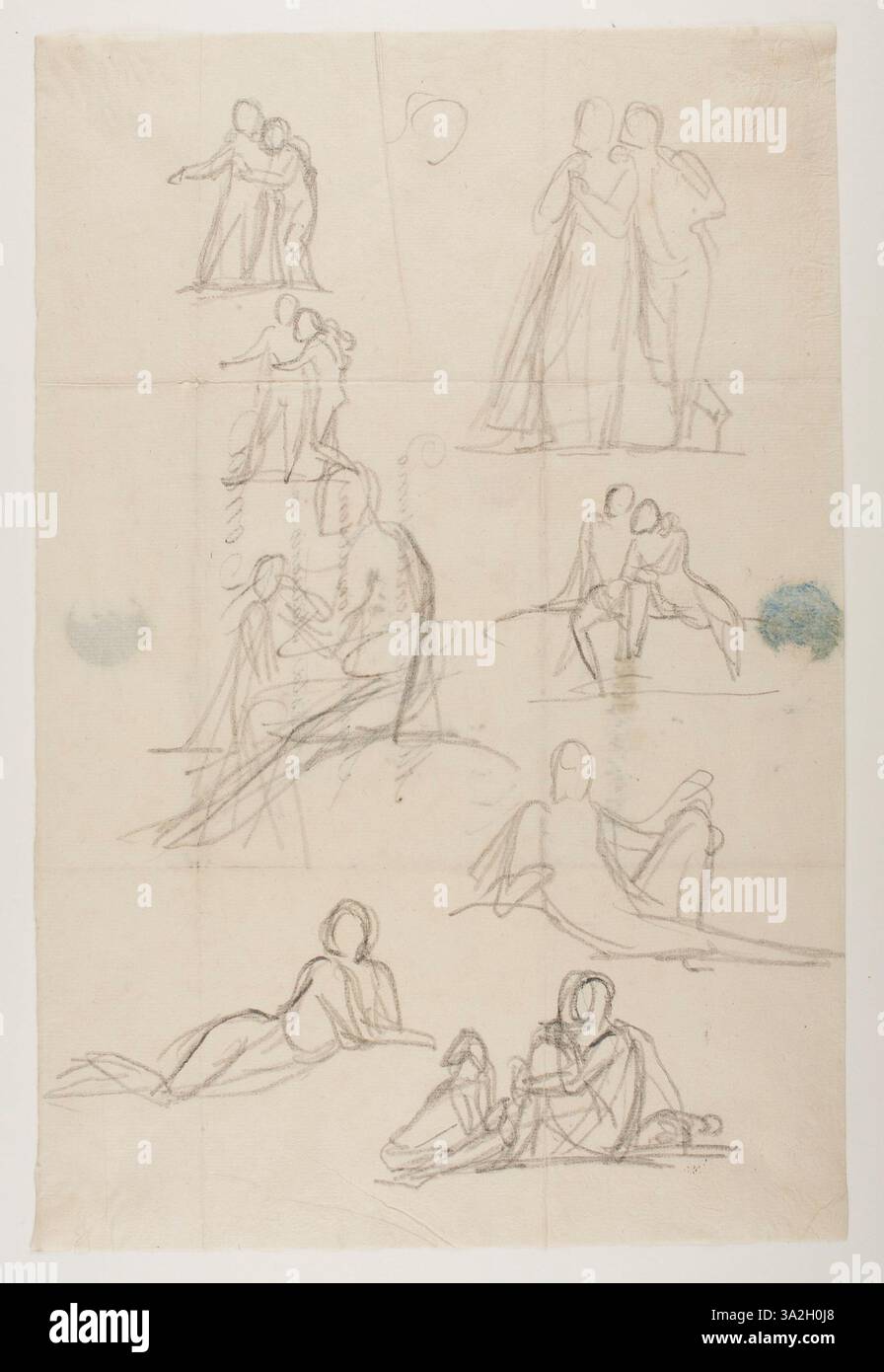 This marble sculpture, C249, by Bertel Thorvaldsen, illustrates the ...