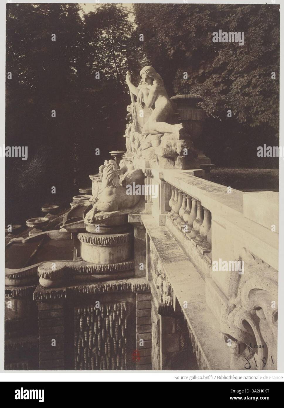 Eugène Atget’s photograph portrays the balanced and orderly design of ...