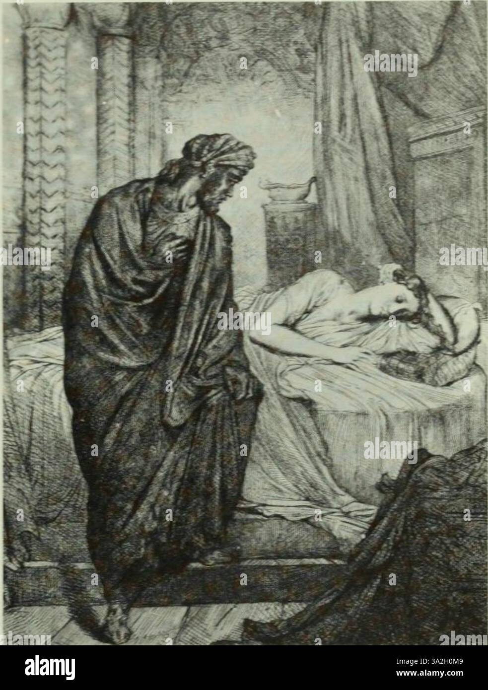 Chassériau’s portrayal of the human figure features intricate ...