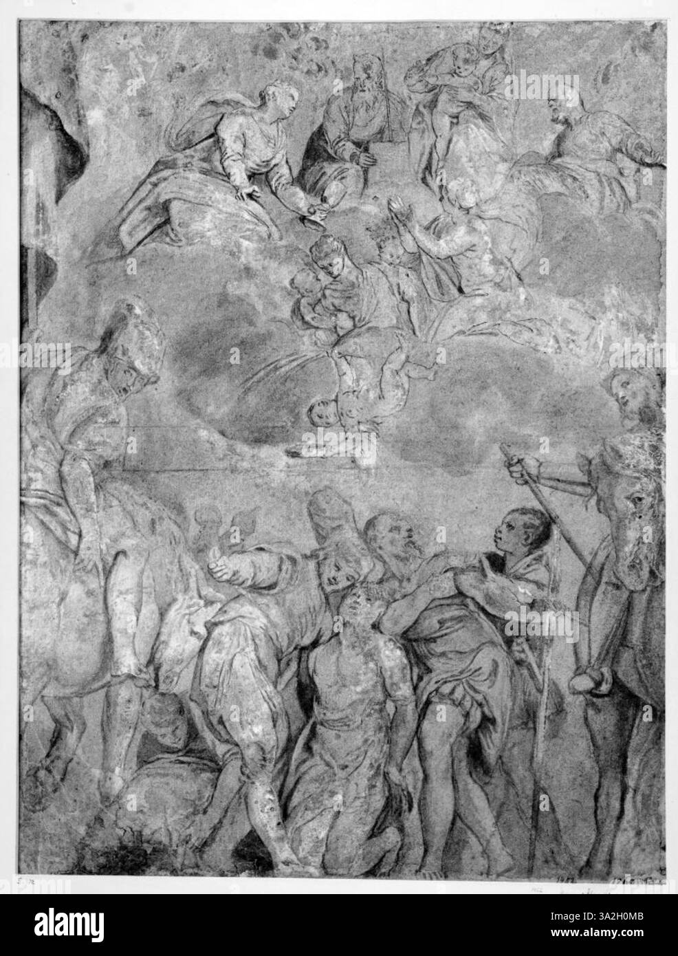 This copy after Veronese shows the martyrdom of St. George, with the ...