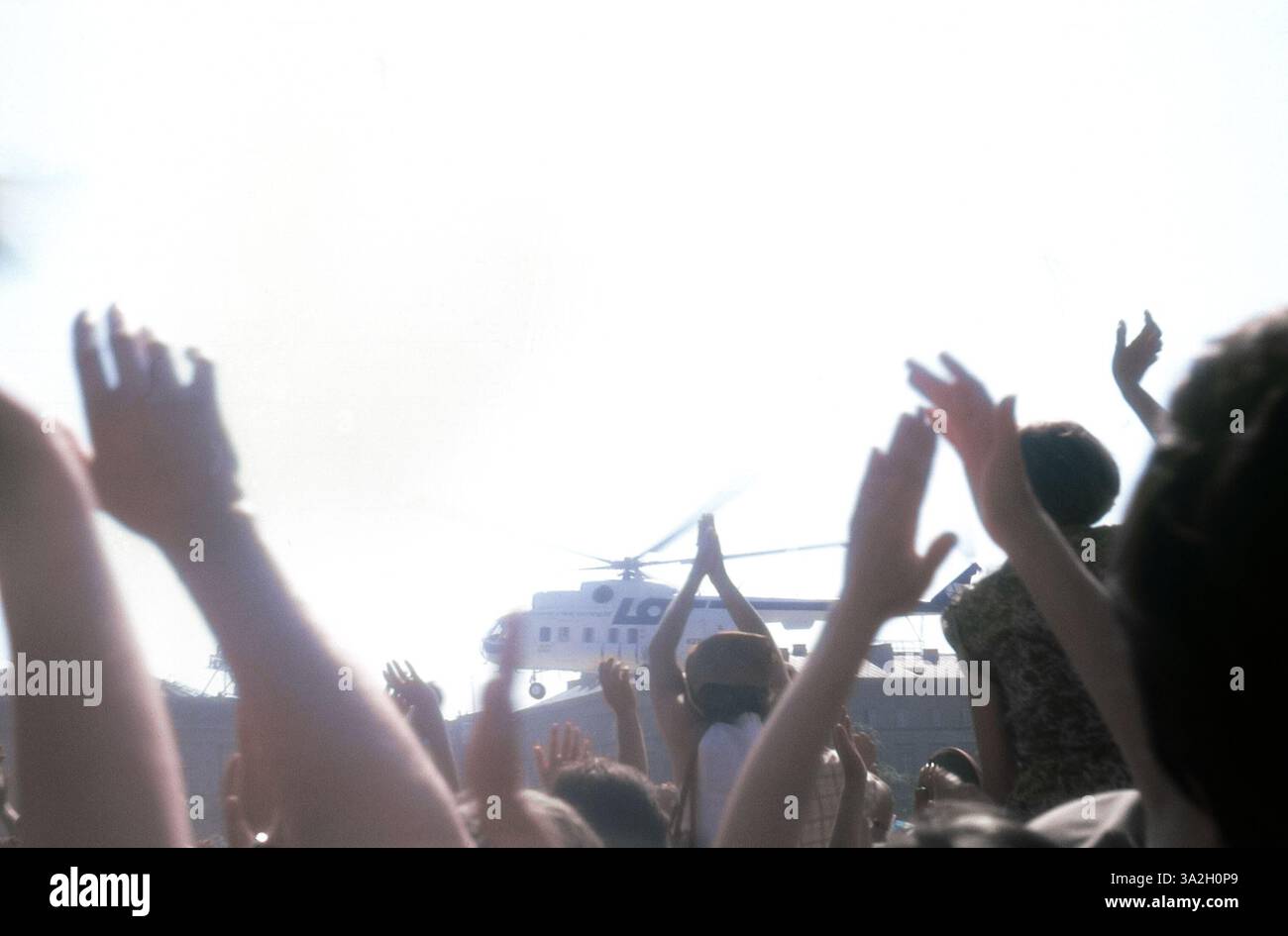 Warsaw, Poland - Victory Square, now Pilsudski Square. Pope John Paul ...