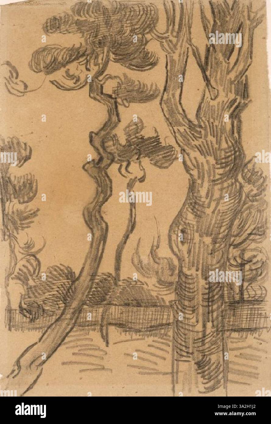 This painting by Vincent van Gogh is marked by intense brushwork and ...