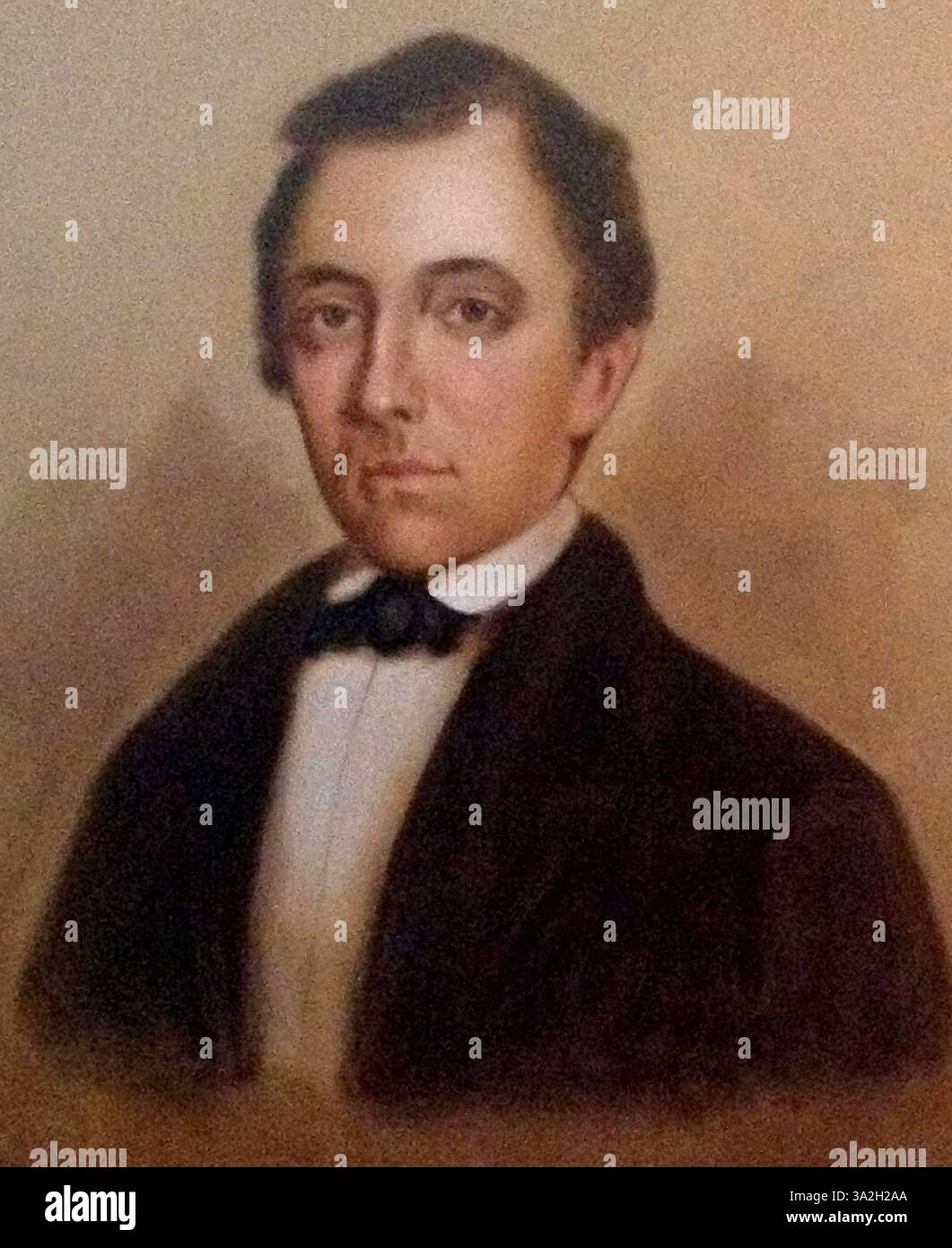 A portrait of George B. Rodney, a Delaware Congressman, created around ...