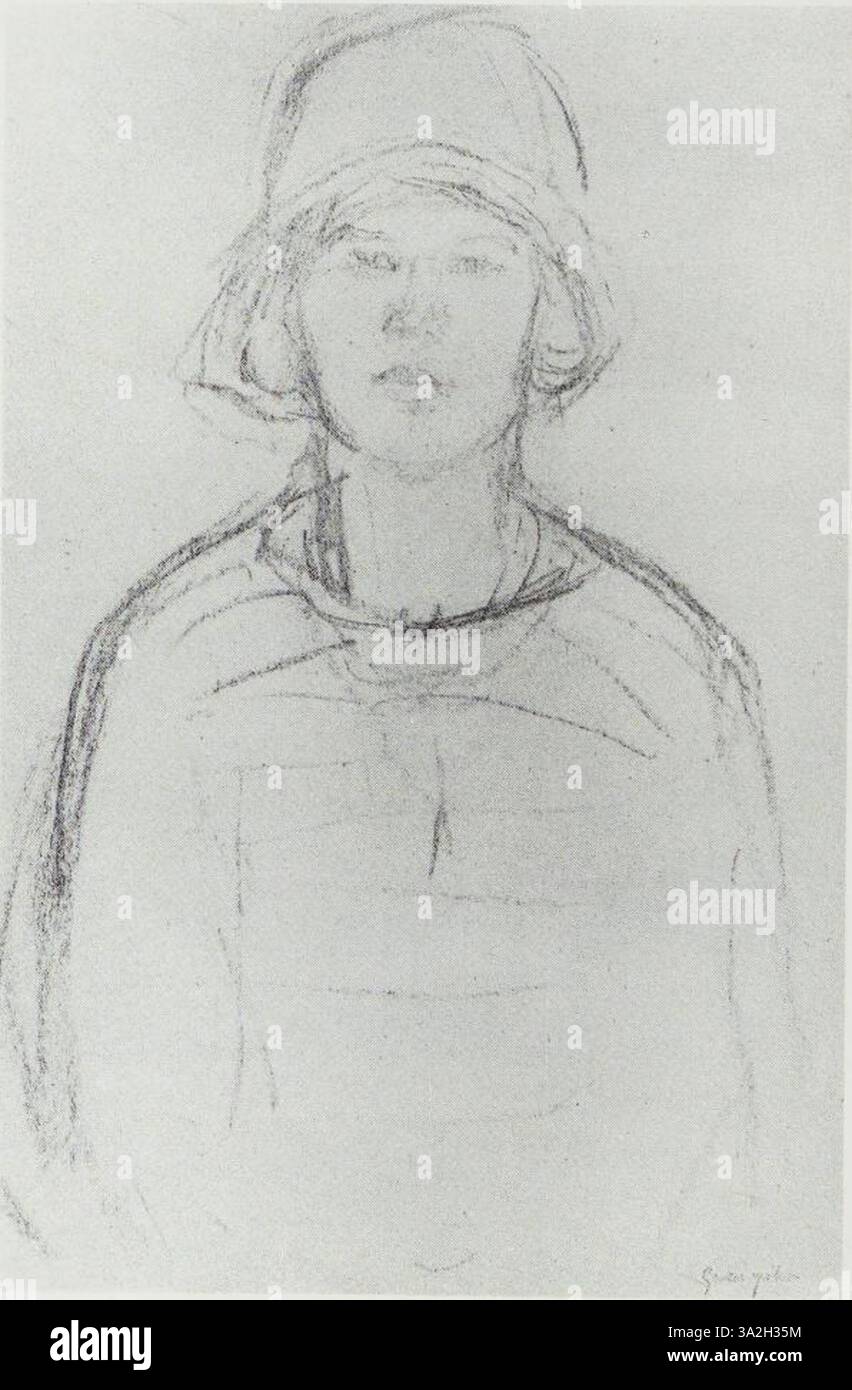 This piece from the Langdale series presents a woman in a seated ...