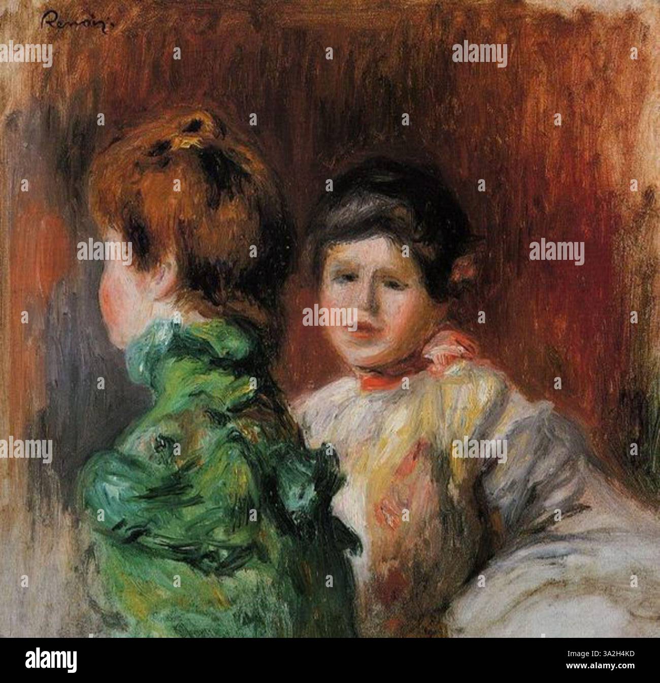 'Étude de Deux Têtes de Femmes' features two women’s heads, sketched ...