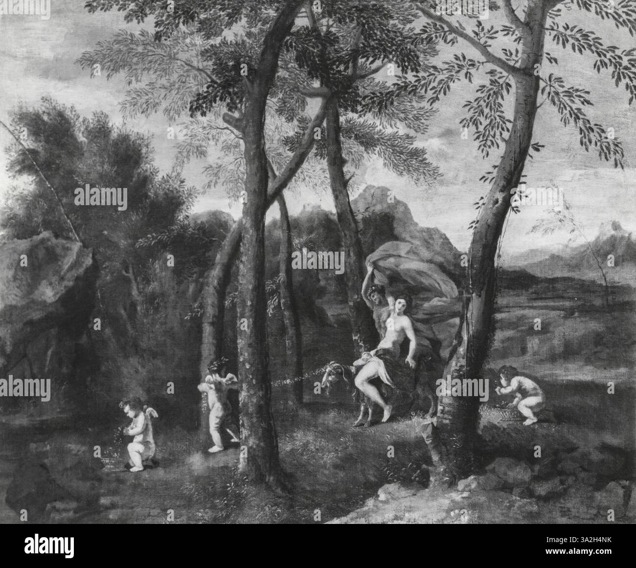 Nicolas Poussin’s depiction of a Dionysian procession, highlighting the ...