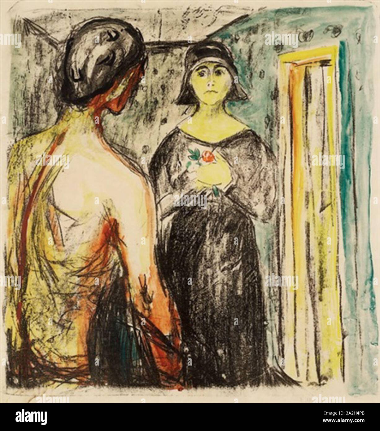 Edvard Munch's 'Marat and Charlotte Corday' is an exploration of the ...