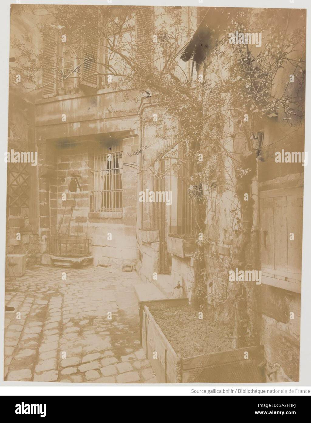 This image by Eugène Atget captures the architectural simplicity of ...