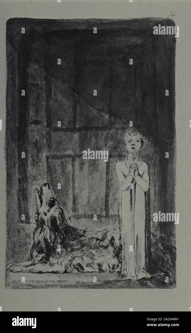 In this work, Blake uses dramatic imagery and symbolic figures to ...