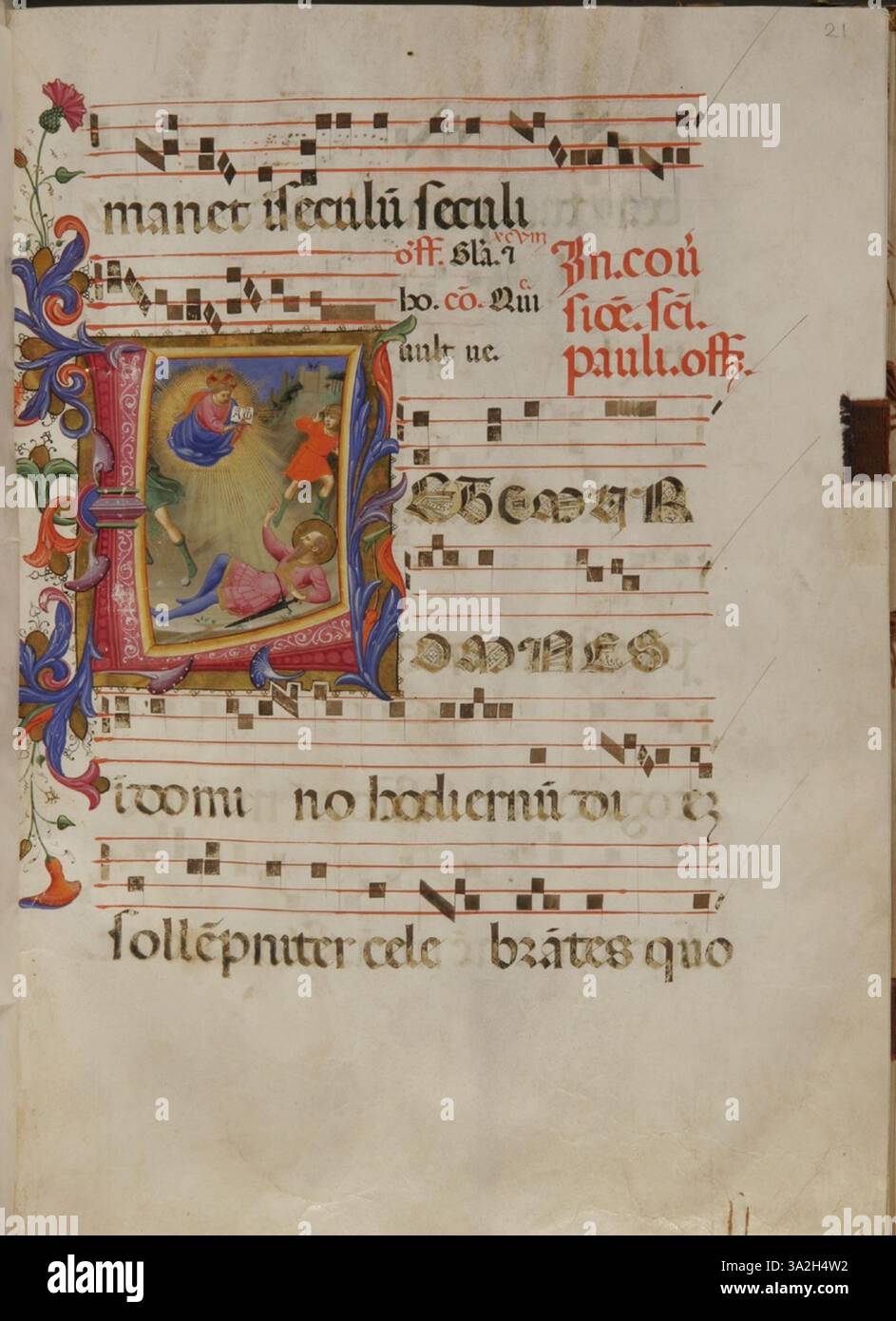 In this painting, Fra Angelico depicts the dramatic conversion of St ...