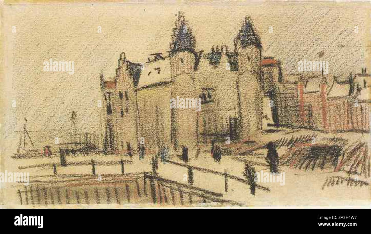 This work by Vincent van Gogh showcases his signature expressive ...