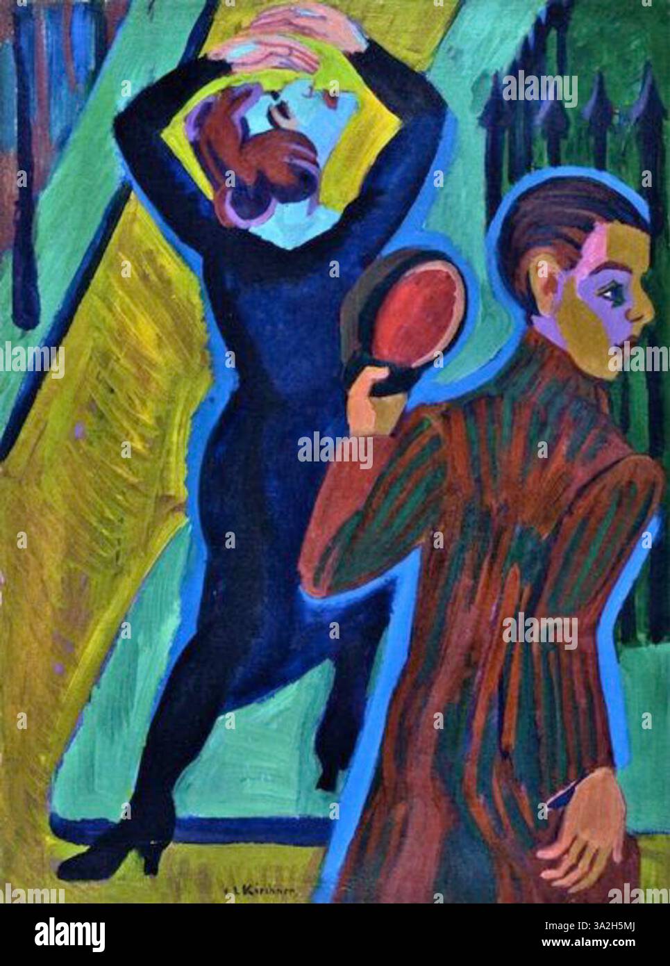 '835' by Ernst Ludwig Kirchner captures the intensity of the human ...