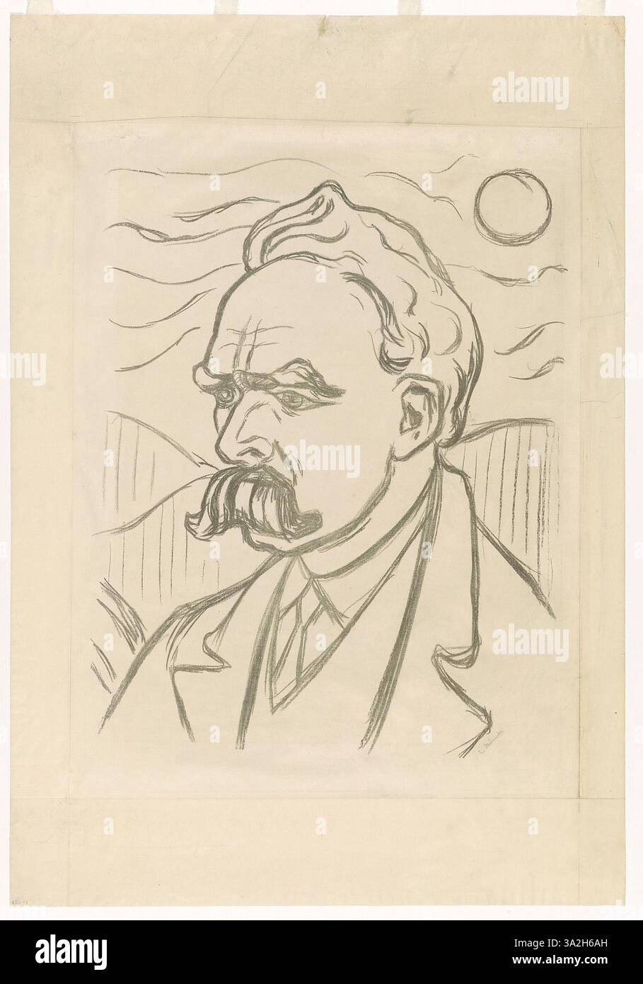 In this portrait, Edvard Munch captures the intellectual depth of ...