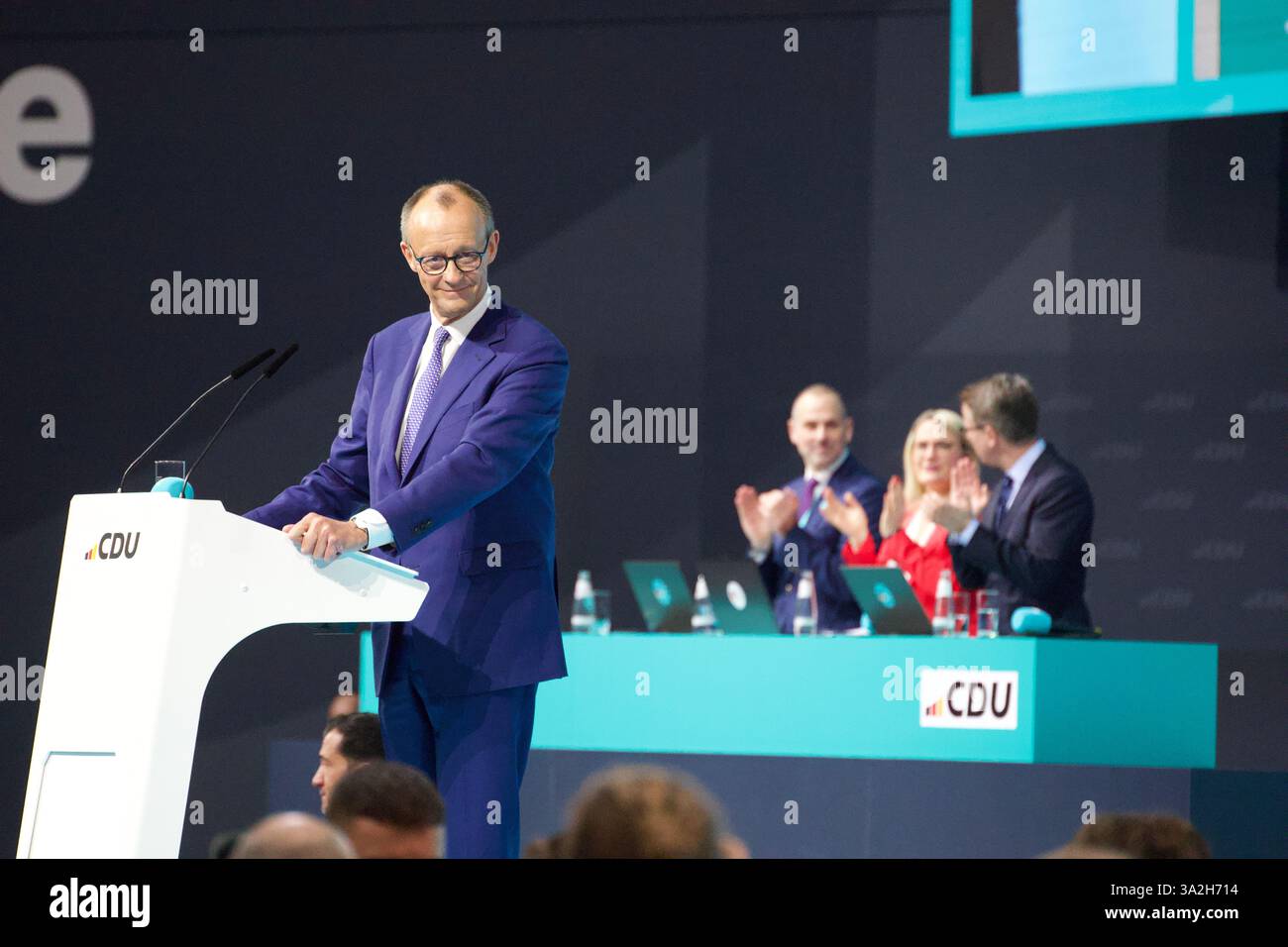 Berlin, Germany. February 03, 2025. Christian Democrats (CDU) party ...