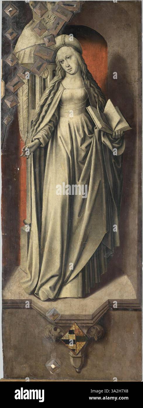 This artwork portrays the Three Marys grieving Christ’s crucifixion ...