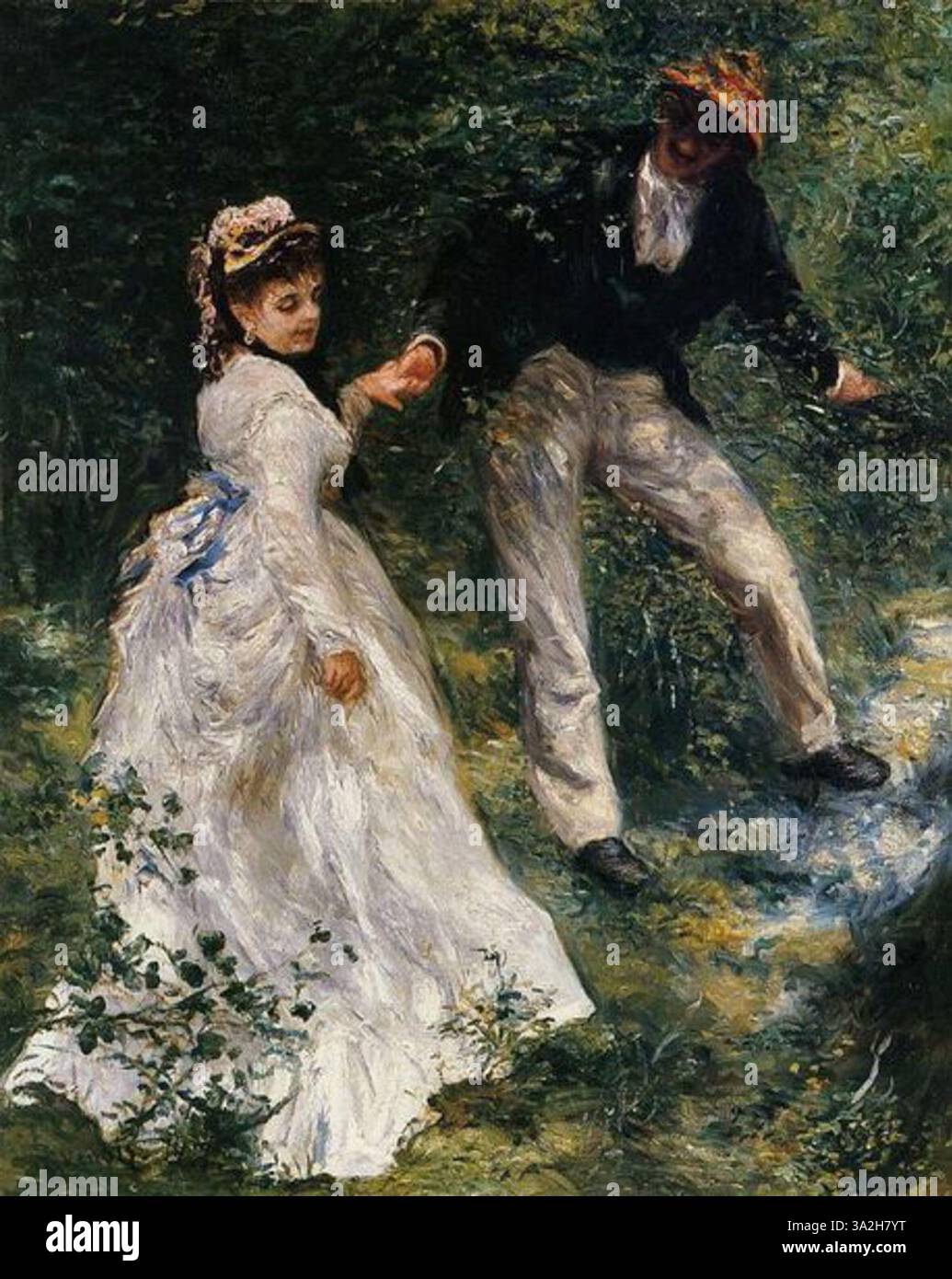 Renoir’s 'Promenade' captures a relaxed scene in Malibu, with figures ...