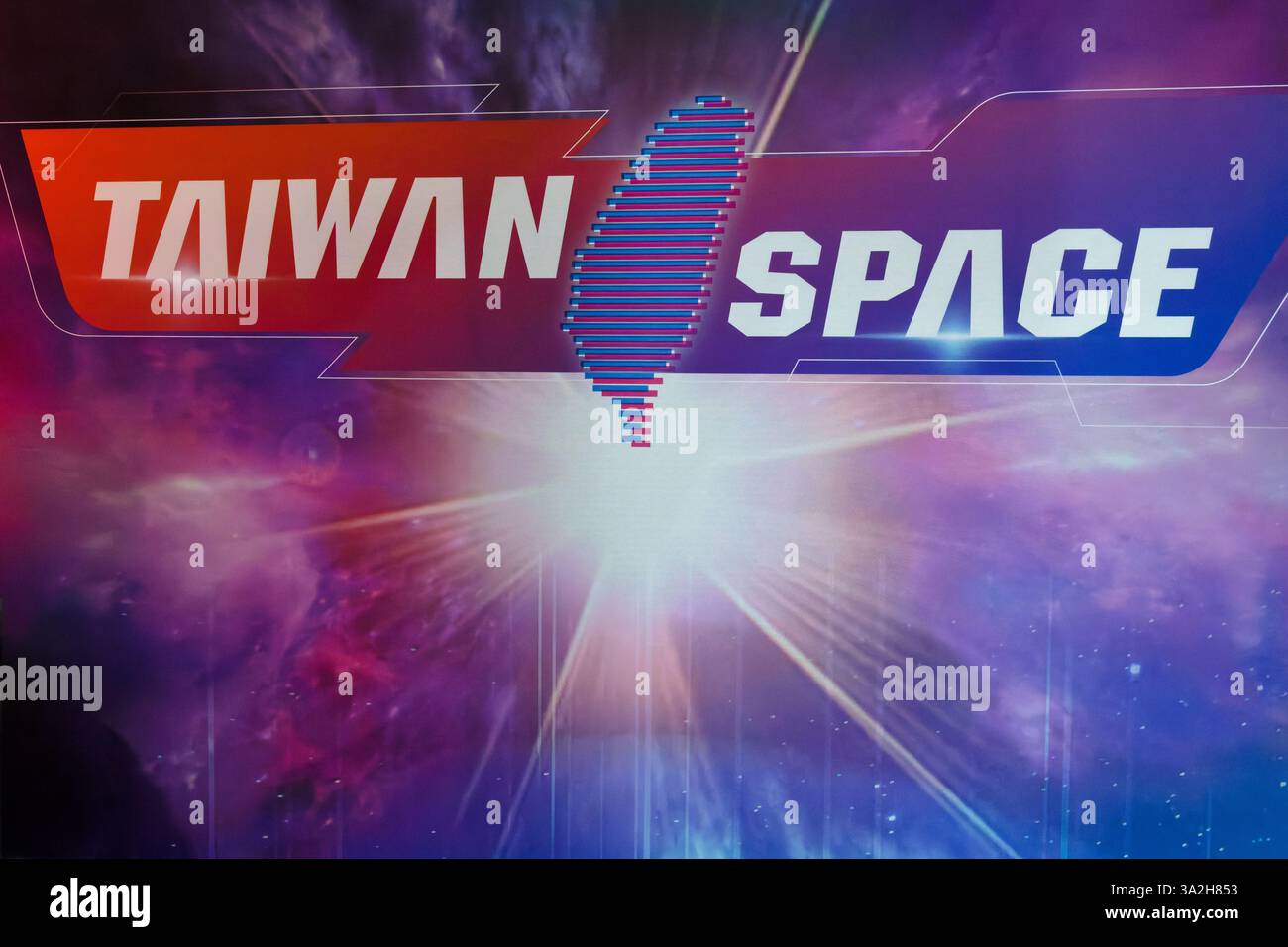 Company stand at the Space.comm 2025 Expo at London Excel Centre ...