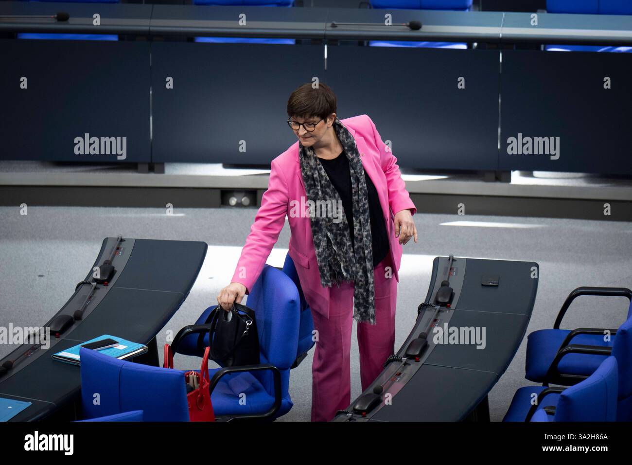 Saskia Esken, SPD, Vorsitzende Sitzung Bundestag, Plenum, Saskia Esken ...