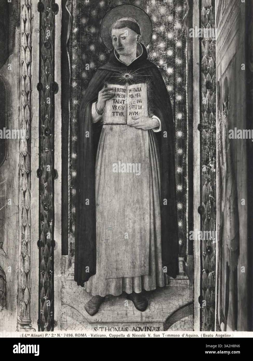 Fra Angelico’s depiction of Saint Thomas Aquinas, painted between 1447 ...